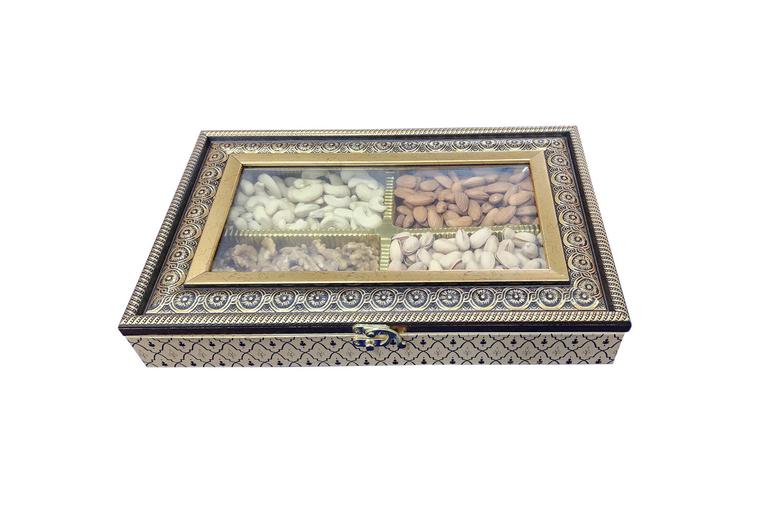 Customized Fancy Gift Box With 1 Door & 4 Compartments – Ajfan Dates ...