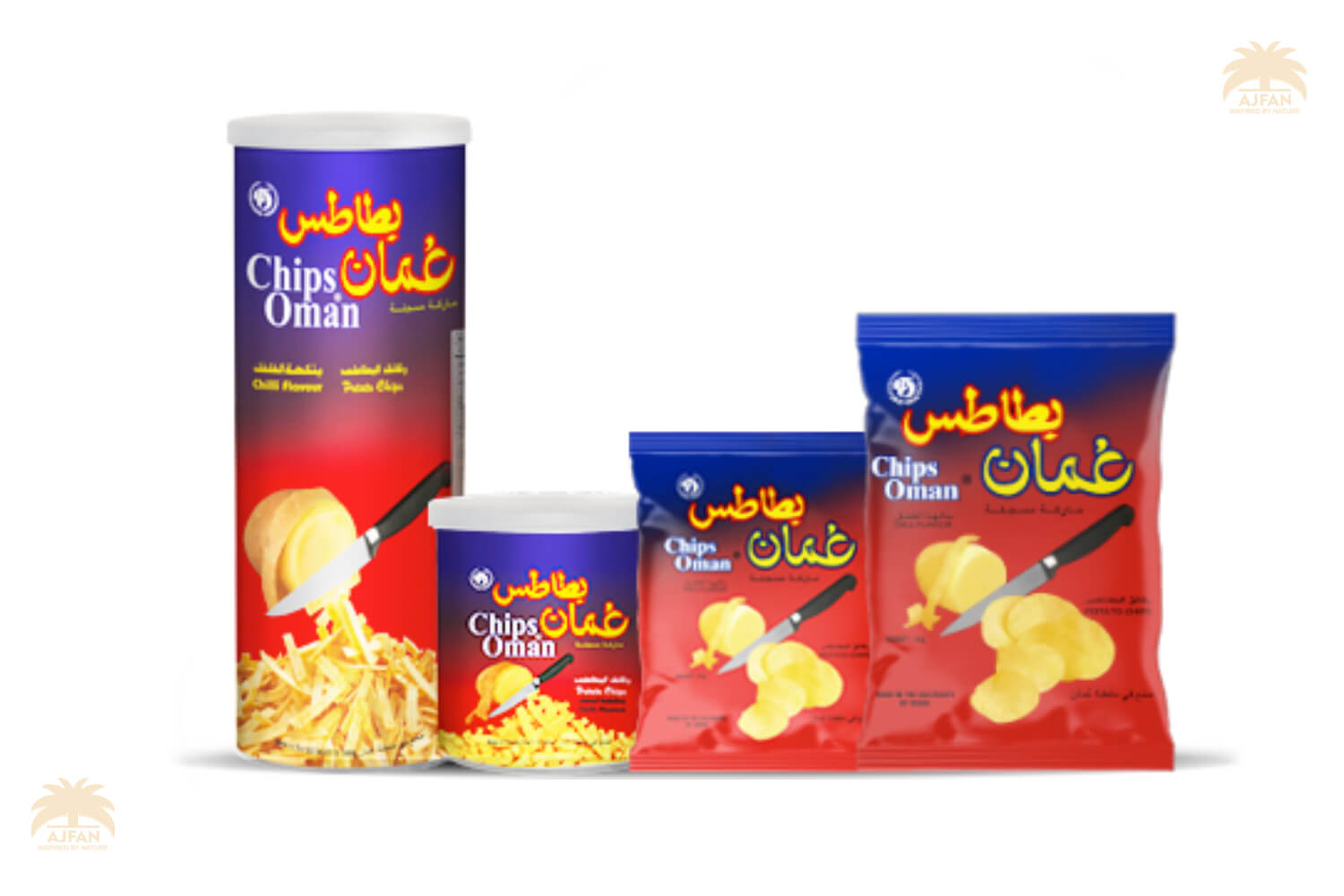 Oman Chips Chilli Flavour – Ajfan Dates And Nuts